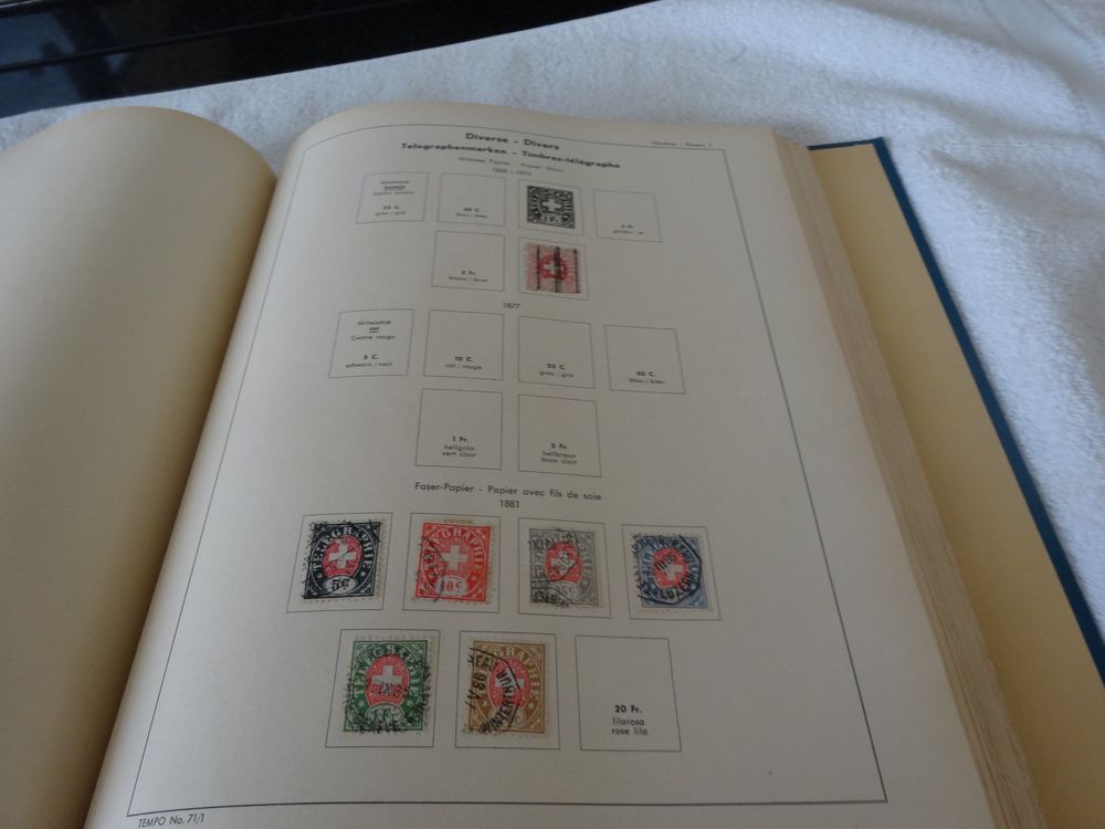 10 Seiten Marken aus Lagerräumung Schweiz Kehrdrucke Telgrap | Kaufen auf Ricardo