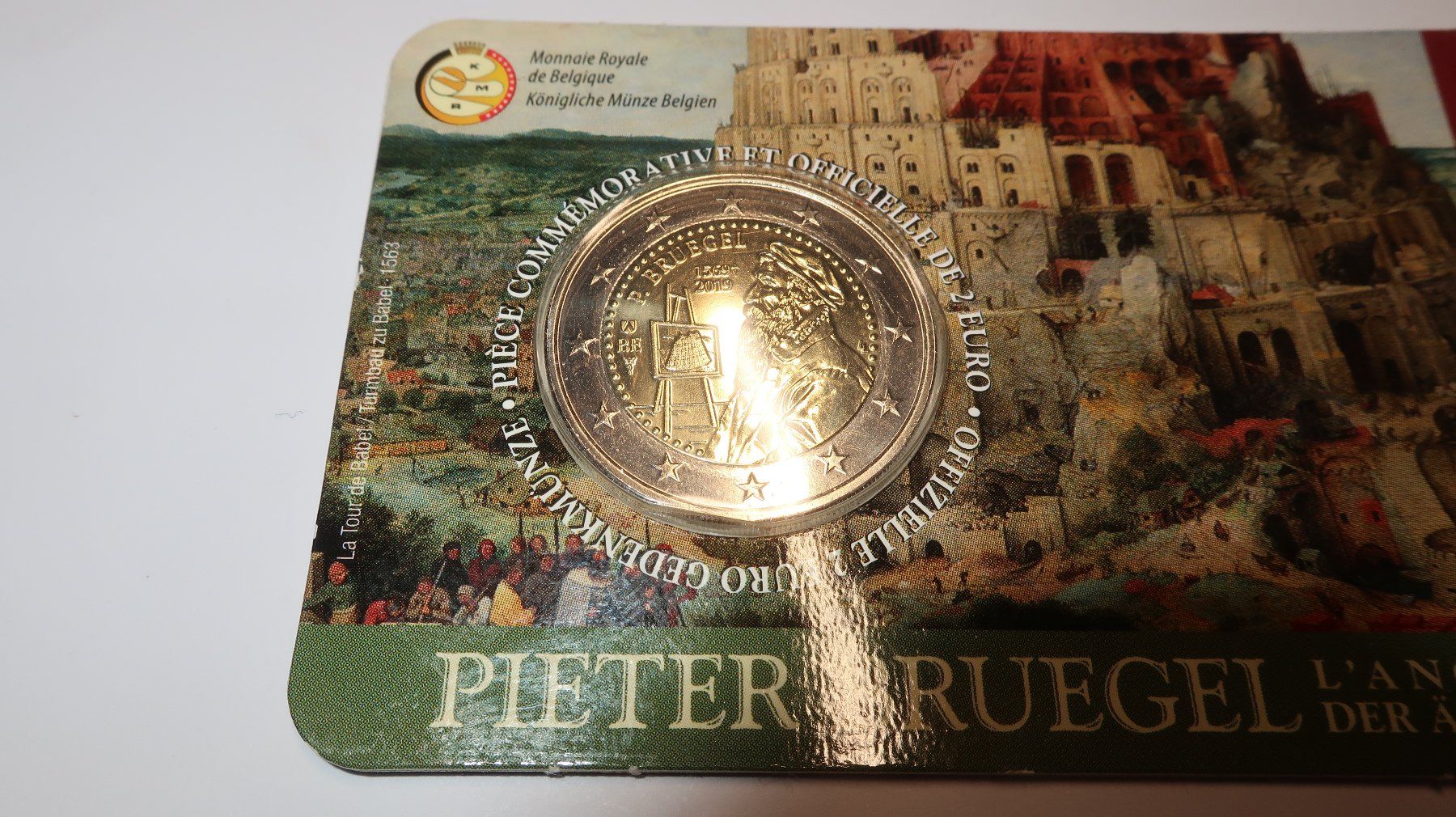 2 Euros 2019 piéce commémorative Belgique Pieter Bruegel (D'occasion) à ...