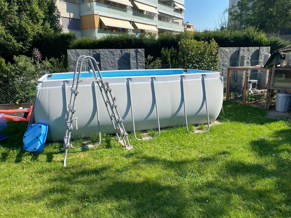 Pool 4x2x1.2m inkl Wärmepumpe (Gebraucht) in Embrach für CHF 400 – nur ...