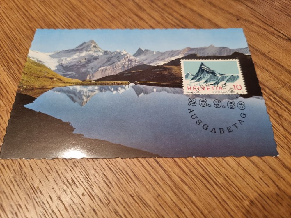 1966 FDC Maximumkarte Finsteraarhorn (Gebraucht) in Arni AG für CHF 12 – mit Lieferung auf ...