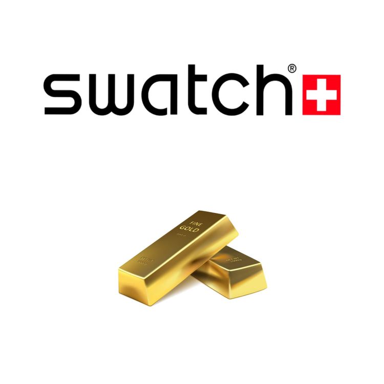 Seltene Swatch Save the Watch Pop Uhr von 1991 Gold (Gebraucht) in ...