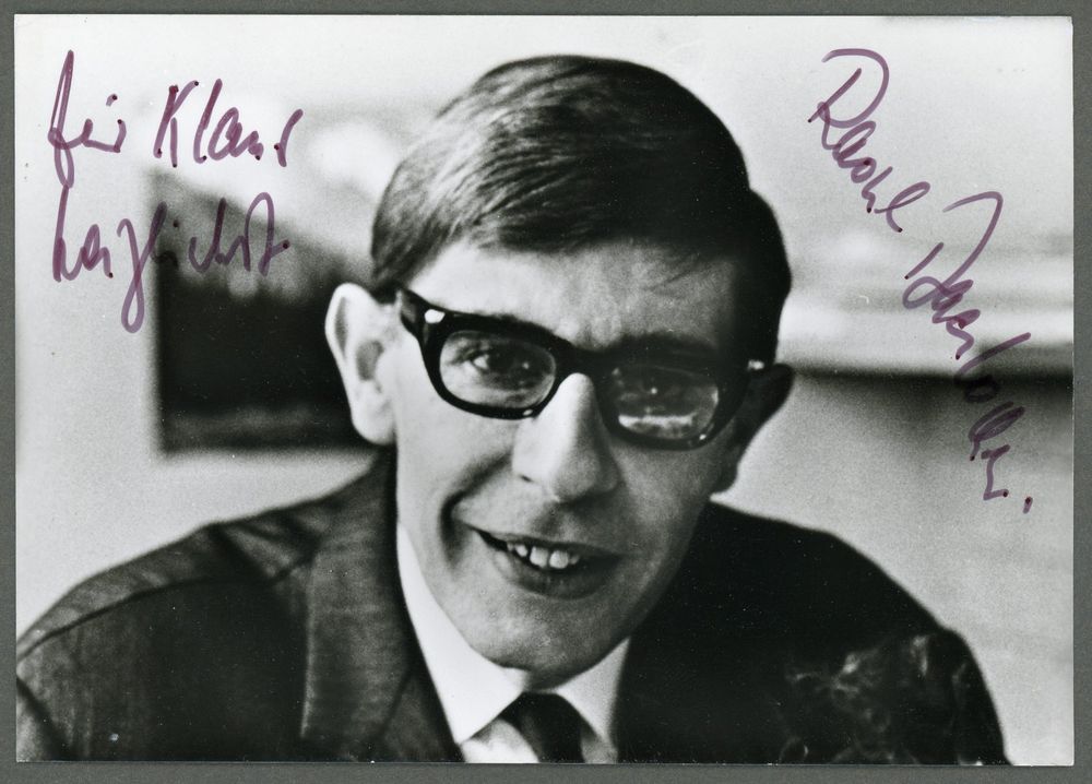 AK sw TV-moderator R.Baerlocher SRF Autogrammkarte ≈1970 | Kaufen auf Ricardo