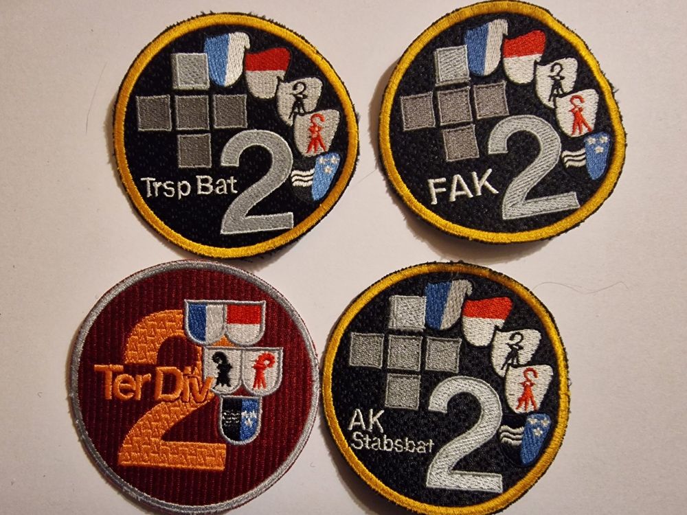 4 Badges FAK 2 Stabsbat | Kaufen auf Ricardo