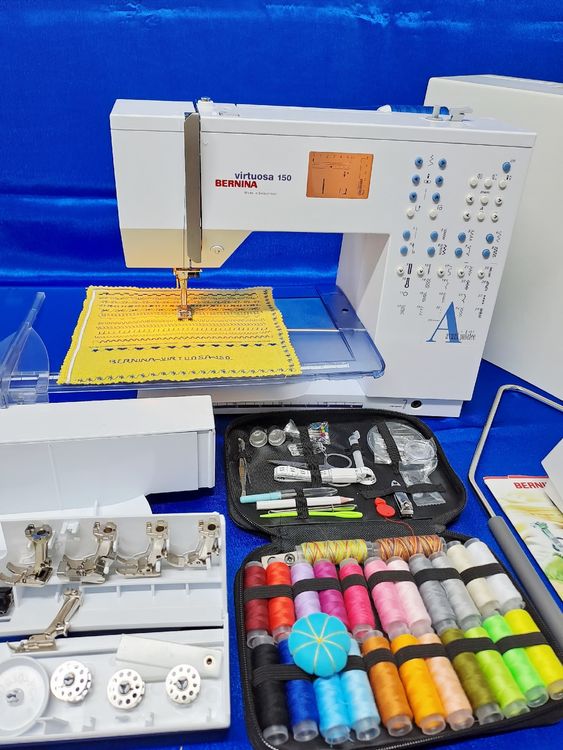 BERNINA VIRTUOSA 150 WIE NEU GARANTIE 3MT FRISCH REVIDIERT (Gebraucht ...