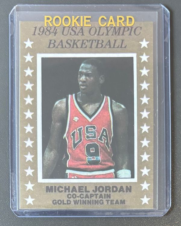 NBA Michael Jordan 1984 Team USA Reprint Rookie Card (Neu (gemäss ...