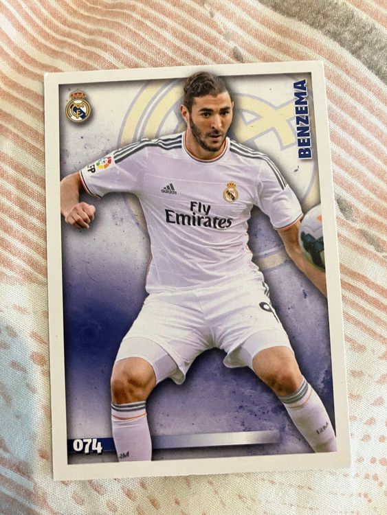 Panini Sammelkarten La Liga 2015 Karim BENZEMA Top Zustand (Neu (gemäss ...