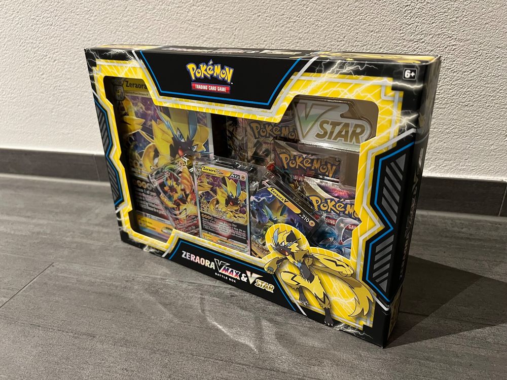 🇬🇧 Pokémon | Zeraora VMAX & VSTAR Battle Box | OVP | EN 🔥 (Neu und ...