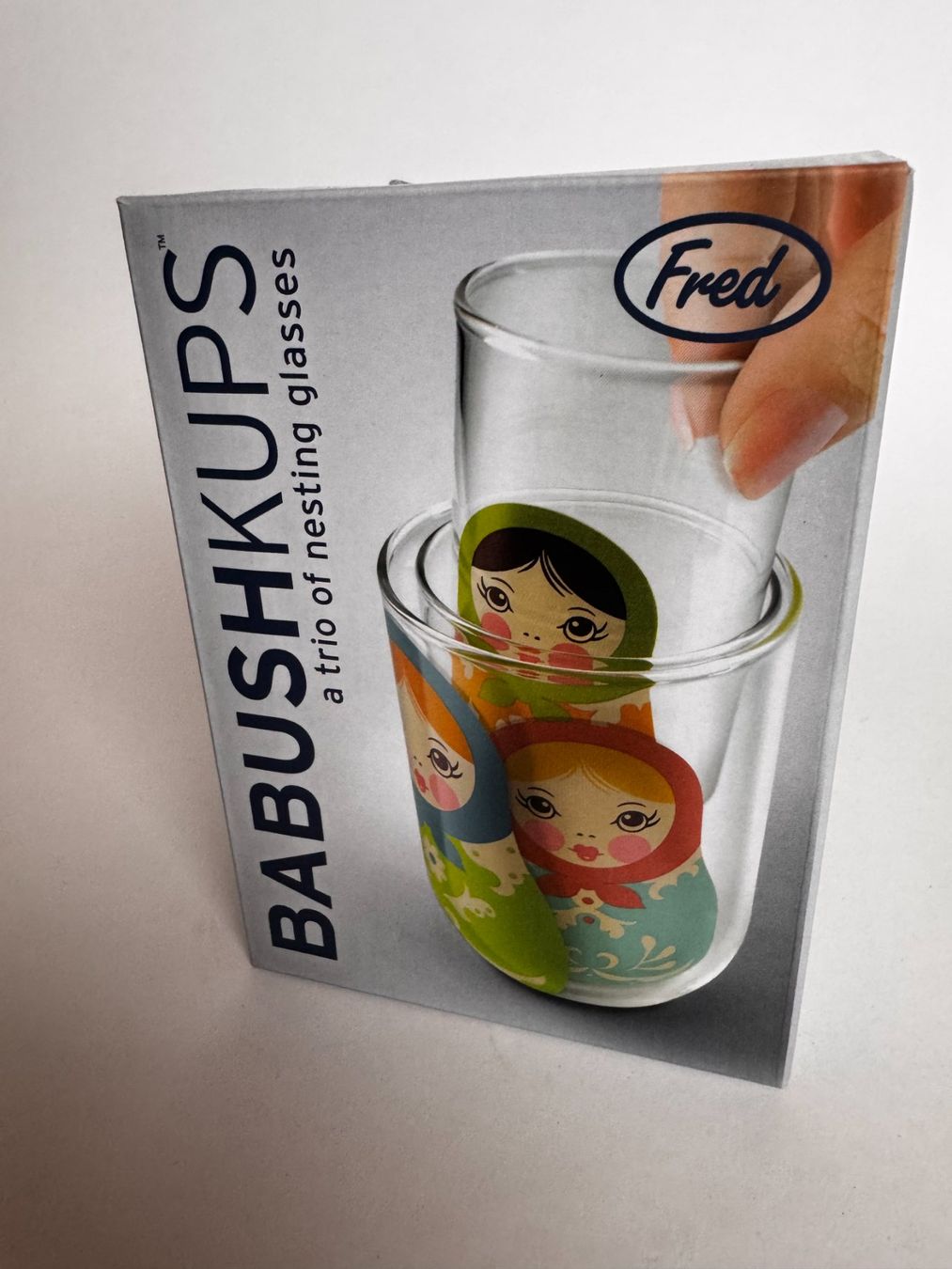 Ensemble de 3 verres Babushkups Fred - Nouveaux et origin... (D ...