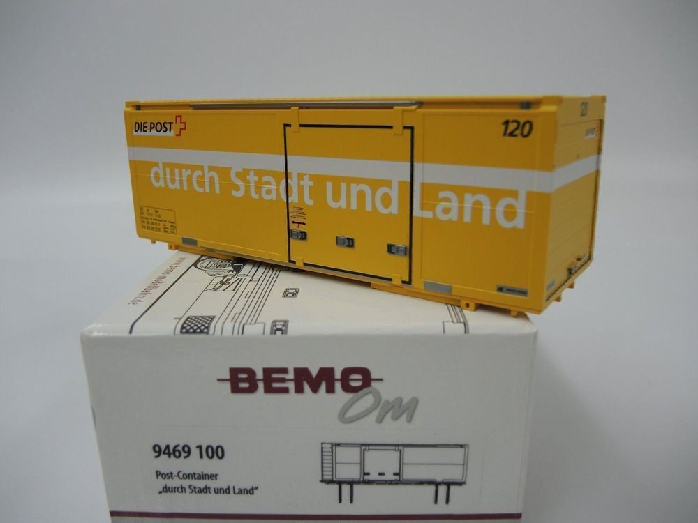 Spur 0m BEMO Absetz-Postcontainer Nr.120 (Neu und originalverpackt) in ...