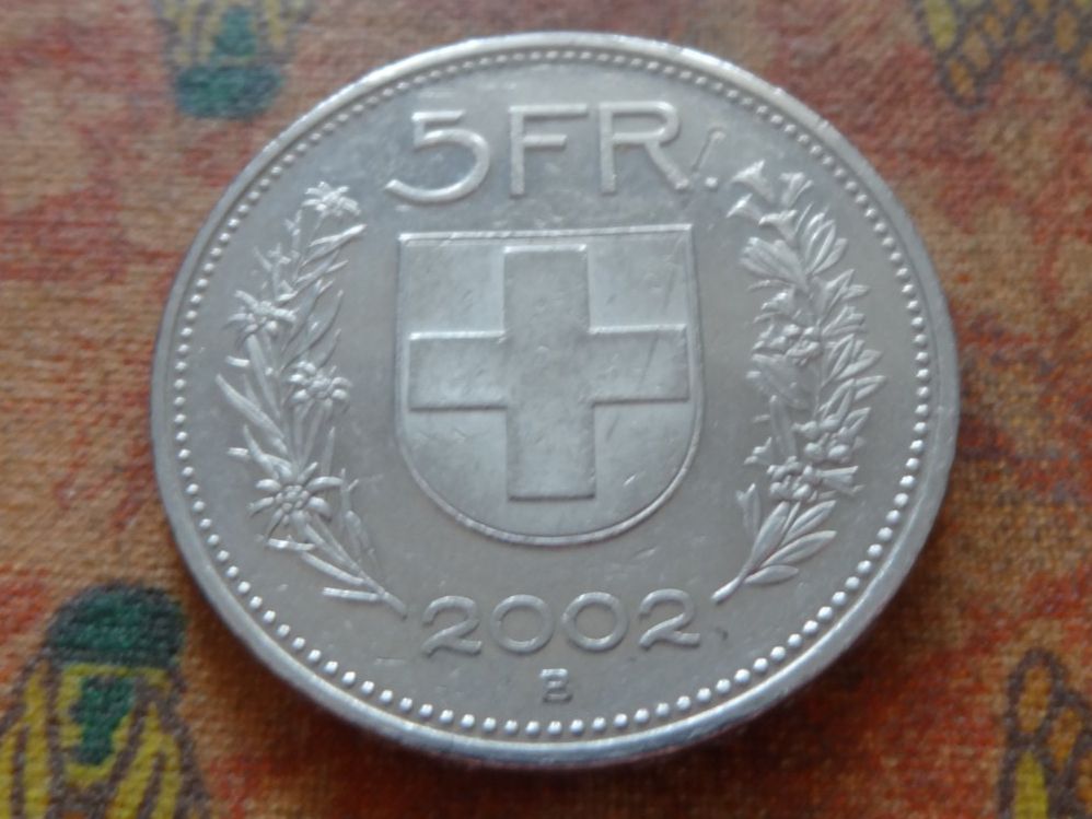 5 Fr. 2002 (D'occasion) à Romanel-sur-Lausanne pour CHF 6 – avec ...