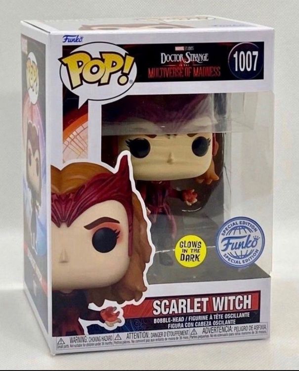 Funko Pop, Marvel, Scarlet Witch GITD #1007, Special Edition (Neu und ...