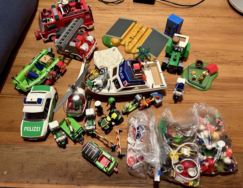 Playmobil versch. wie Polizei Feuerwehr Boot Töff Zubehör | Kaufen auf Ricardo