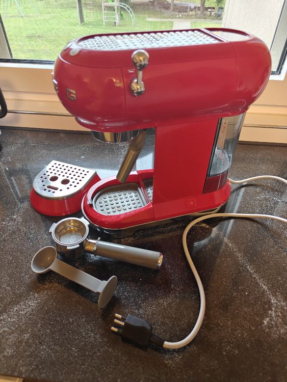 SMEG Espresso Machine - Vapor - Red - Excellent Condition! (Gebraucht ...
