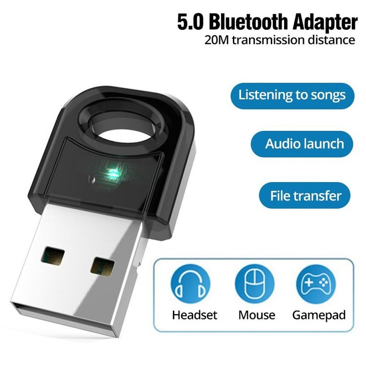 Bluetooth BT-5.0 USB Adapter STLab RTL8761B (Neu (gemäss Beschreibung ...