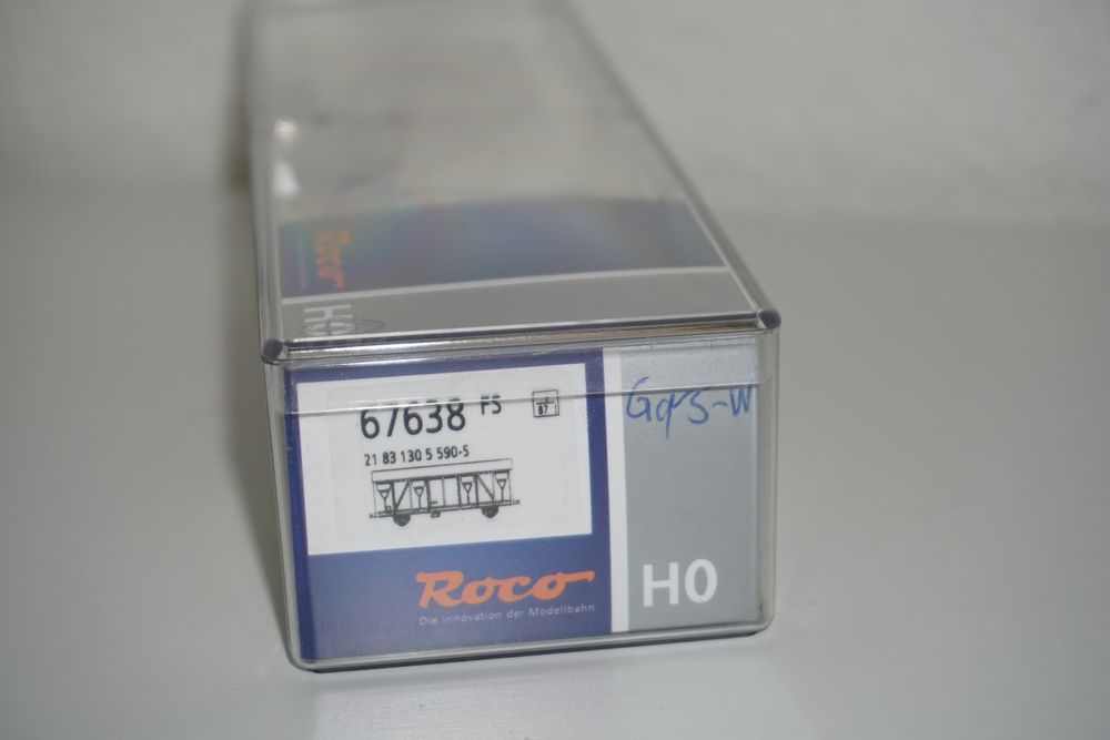 Roco 67638 - FS gedeckter Güterwagen H0/DC (Gebraucht) in Matten b ...
