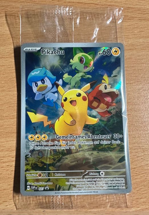 Pikachu promo (De)- Ungeöffnet (Neu (gemäss Beschreibung)) in Oberwil ...