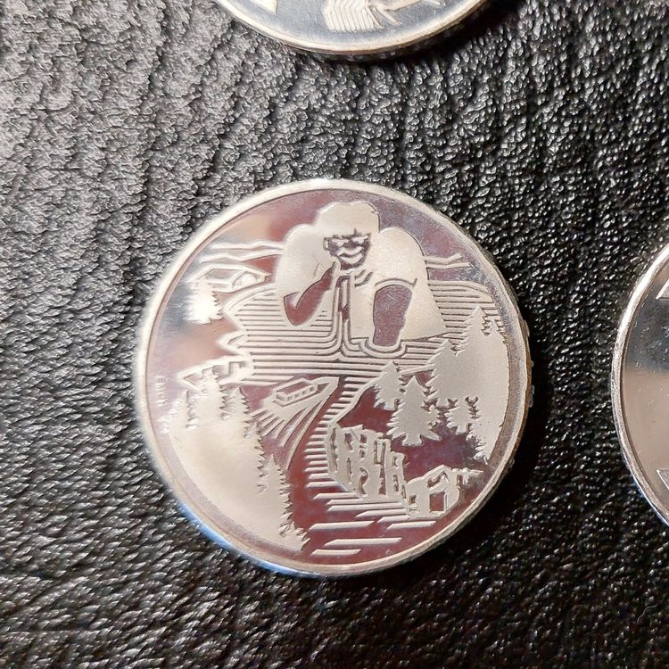 swissmint - Gedenkmünze 1996 "Riese Gargantua" (Neu (gemäss Beschreibung)) in Rotkreuz für CHF ...