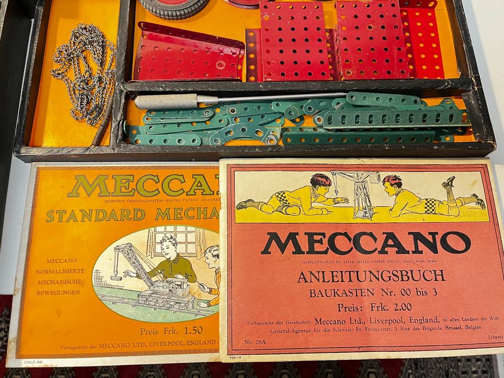 3 Meccano Baukästen Nr. 2, Nr. 2A, Nr. 3A (D'occasion) à Horgen pour ...