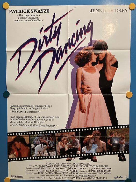 Dirty Dancing Filmposter Kultfilm 80er Jahre Swayze Grey Mus (Neu und ...