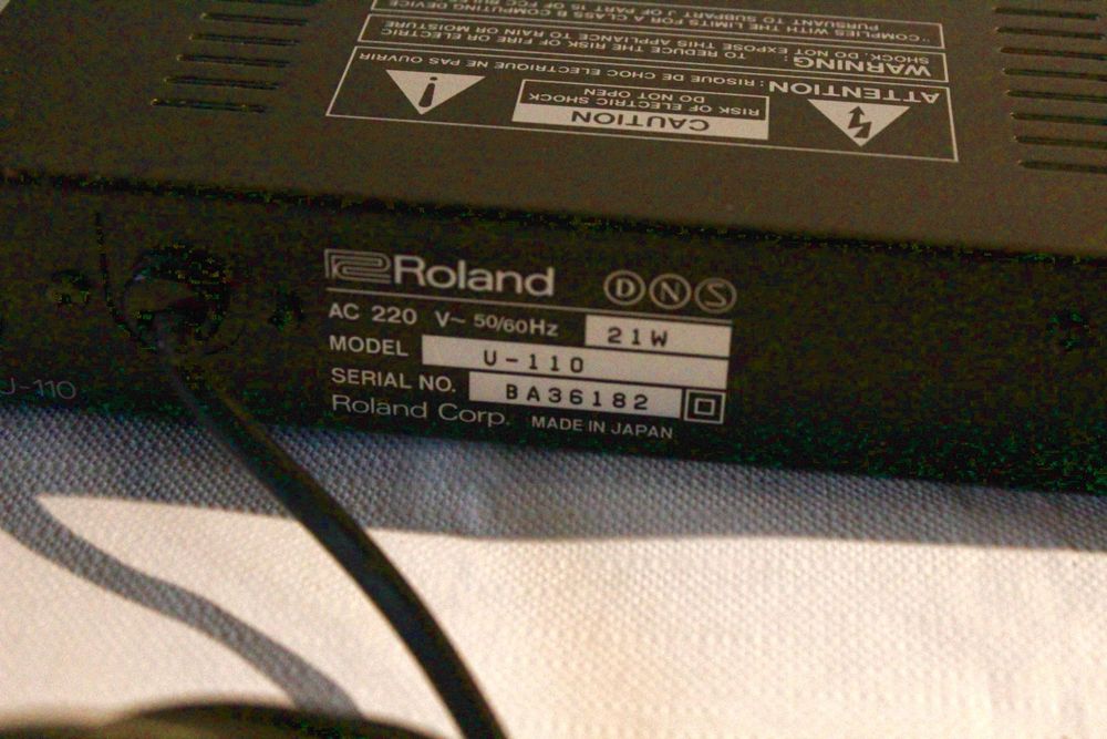 Vintage ROLAND U-110 PCM Sound Module, MIDI, Sampler, 1988 (Gebraucht ...