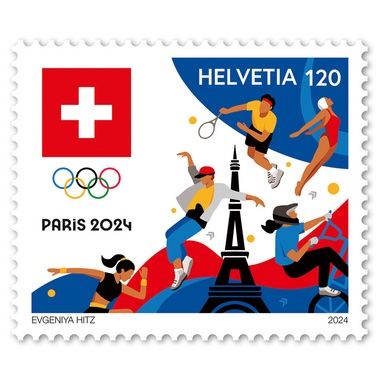 Briefmarke «Olympische Sommerspiele Paris 2024» - postfrisch (Neu (gemäss Beschreibung)) in ...