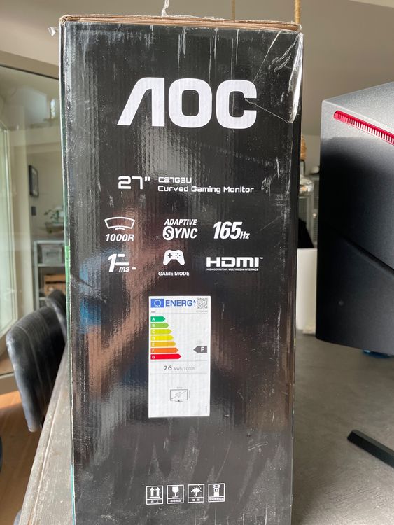 AOC 165-Herz, curved Monitor (Gebraucht) in für CHF 145 – mit Lieferung ...