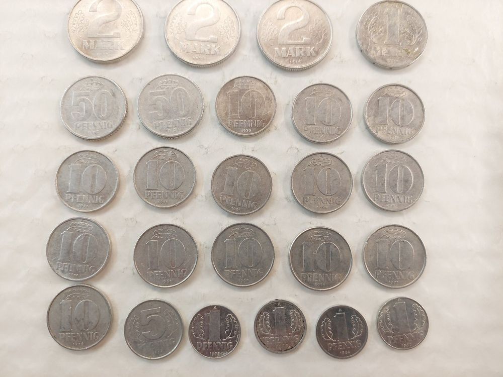 Münzen Mark DDR Ostmark Deutsche Demokratische Republik (Gebraucht) in ...