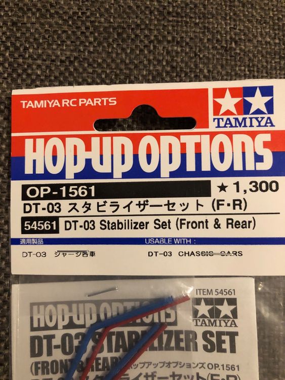 Tamiya DT-03 54561 Stabilizer Set | Kaufen auf Ricardo