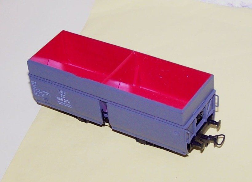 Kleinbahn H0 356: ÖBB Erztransportwagen ZZ (später Fad) OVP (Gebraucht ...