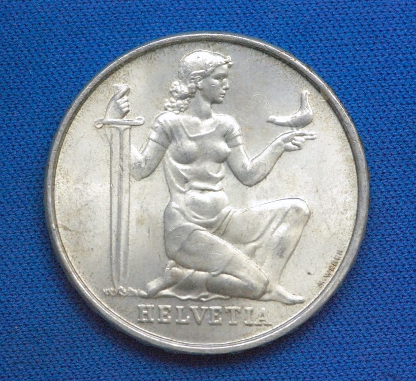 5.- Gedenkmünze 1936, Wehranleihe Silber | Kaufen auf Ricardo