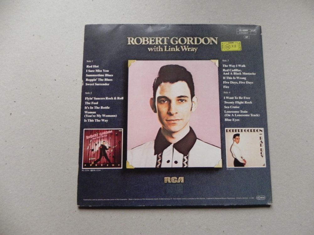 Doppel LP USA Rock Rockabilly Robert Gordon / Link Wray 1977 (Gebraucht ...
