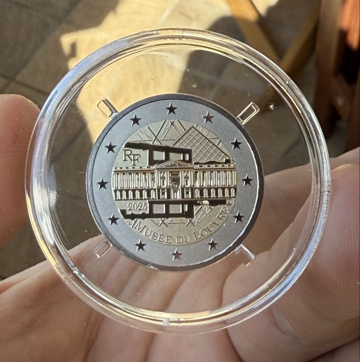 2 euro France Louvre polissage inversé 2025 (Neuf avec emballage d ...