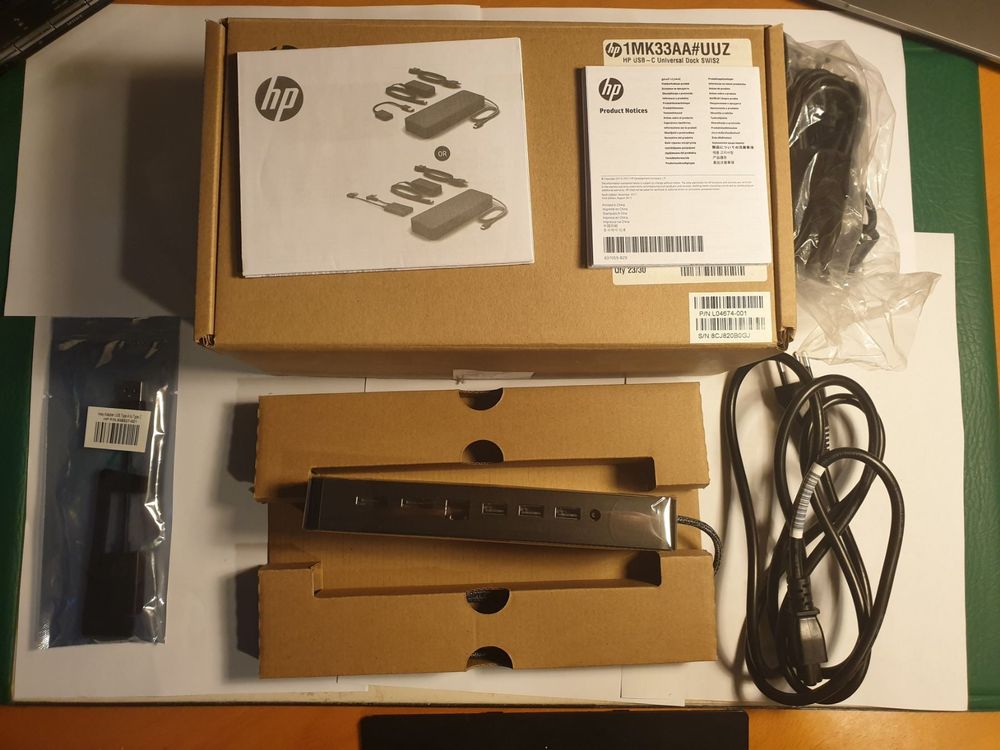 HP USB-C Universal Dock Typ 1MK33AA (Neu (gemäss Beschreibung)) in ...
