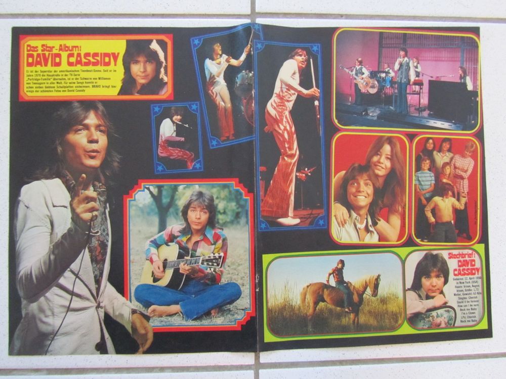 David Cassidy, Poster, 1970er Jahre Bravo (Gebraucht) in Weiningen ZH ...