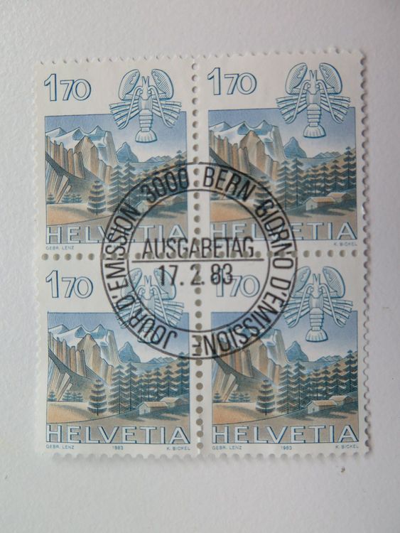 Briefmarken Schweiz (Gebraucht) in Rafz für CHF 0.5 – mit Lieferung auf Ricardo kaufen