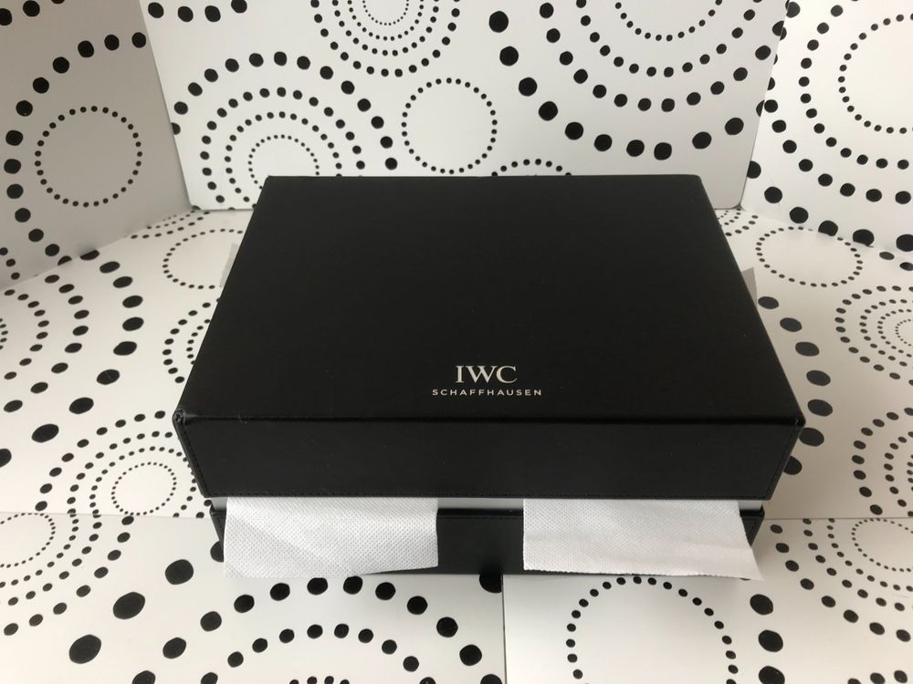IWC ORIGINAL - WATCH CASE BOX ECRIN SCHACHTEL - BIG MODEL !! (Gebraucht ...