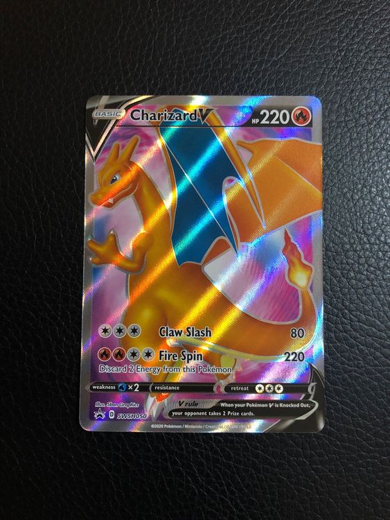 Charizard V full art Promo SWSH050 MINT Ab 1 | Kaufen auf Ricardo