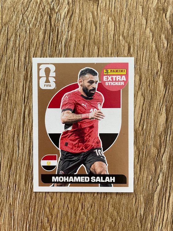 Mohamed Salah BRONZE - Extra Sticker Coupe du monde 2026 (Neu (gemäss ...