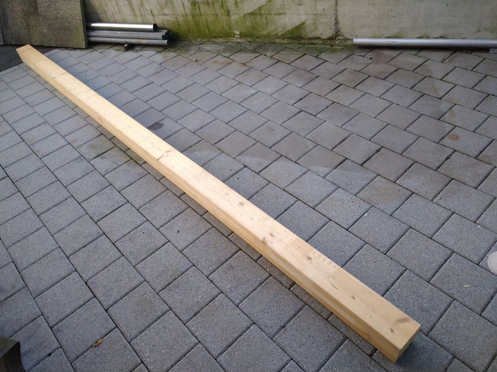 Holzbalken verleimt 12 x 12cm / L 389cm (Gebraucht) in Seewen SZ für ...