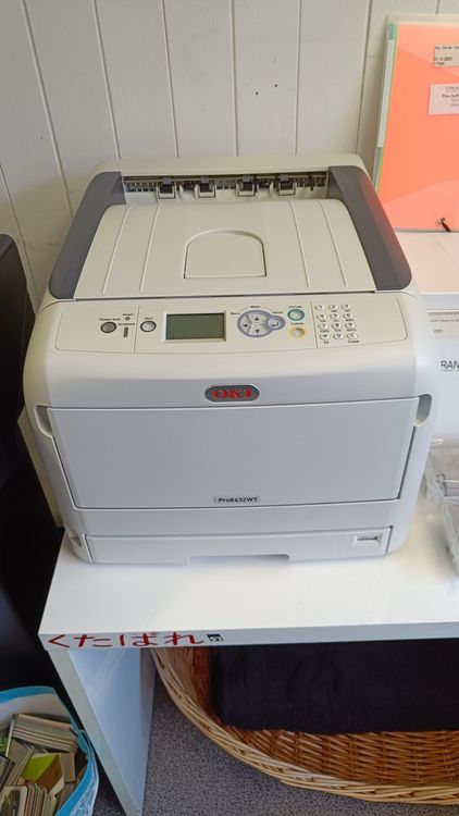 🔥Oki White Toner Drucker Pro8432WT+RIP Software & Folien🔥 (Gebraucht ...