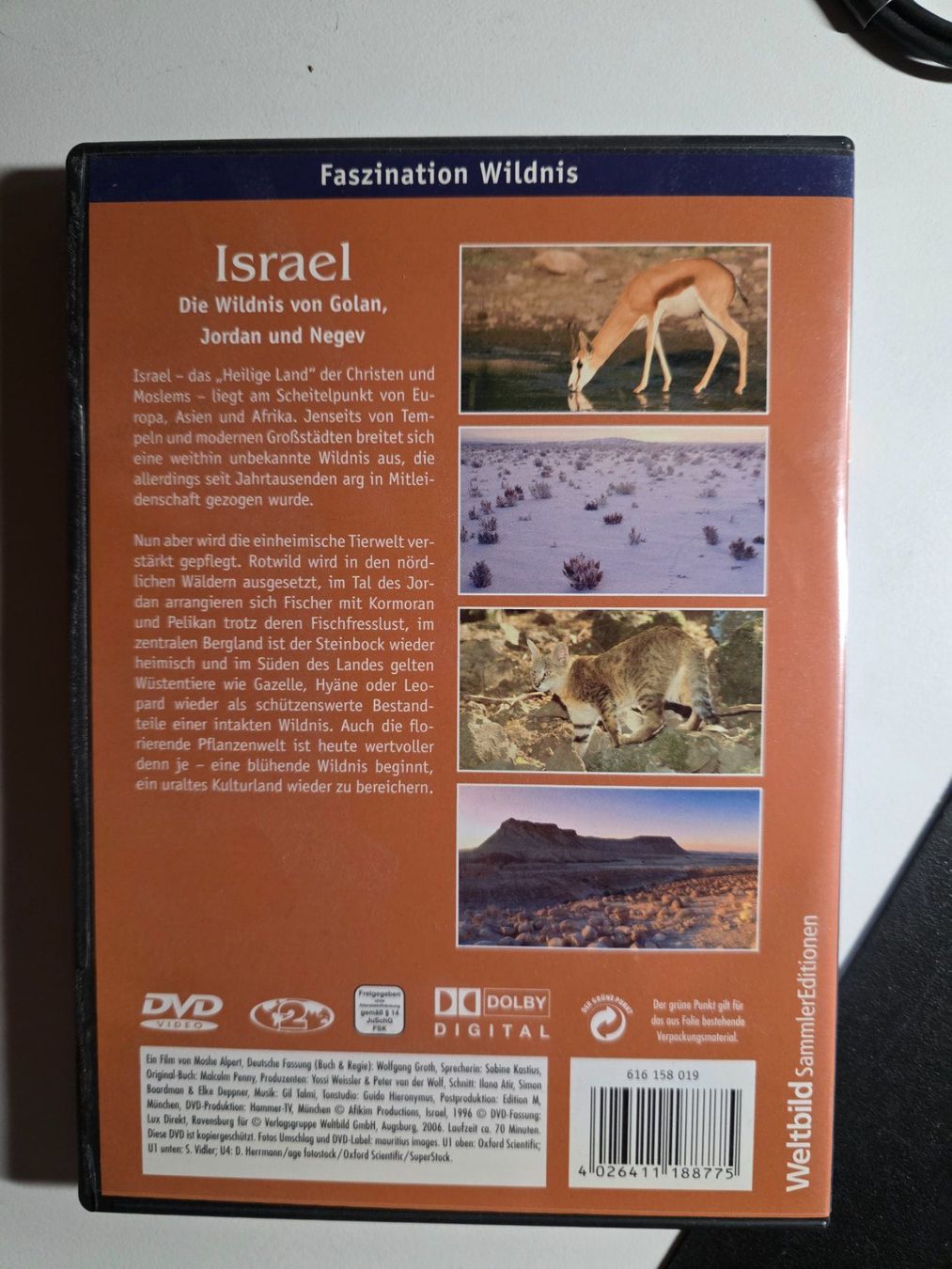 DVD - Israel - Faszination Wildnis - Weltbild (Gebraucht) in Walterswil ...
