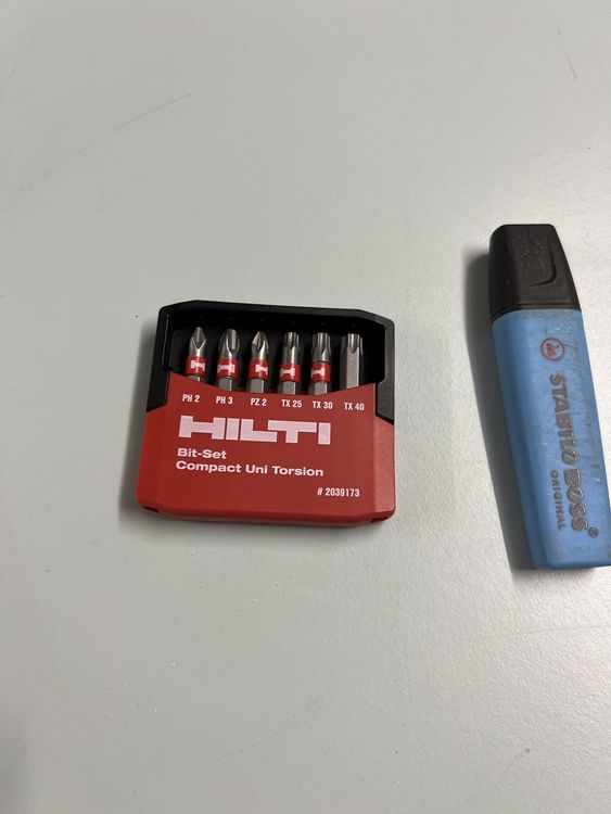 Hilti Bit-Set Compact Uni Torsion Bitsatz Schrauberbits neuw (Neu ...