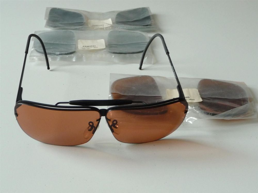NEUE Randolph Ranger 68mm Jagdbrille black+2Gläser inbegr. (Neu und ...