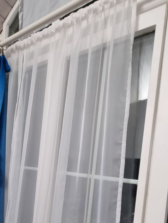 Vorhang weiss 274 cm breit neu (Neu und originalverpackt) in Geroldswil ...