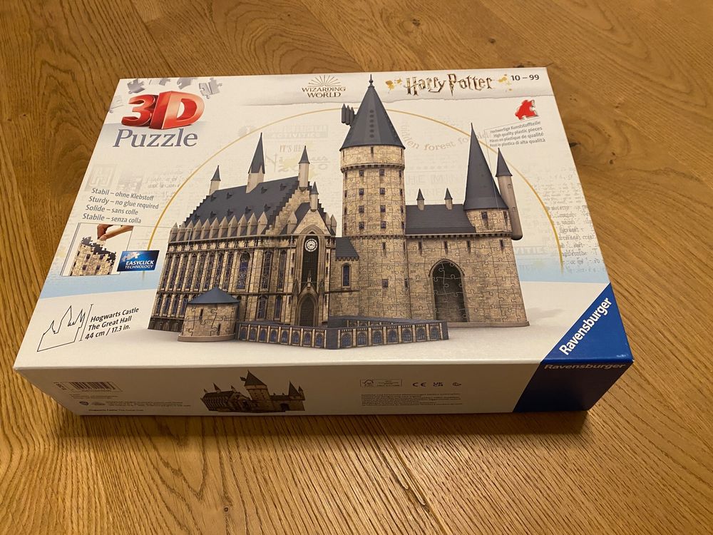 Ravensburger Harry Potter Hogwarts Castle 3D-Puzzle (Gebraucht) in Grub ...