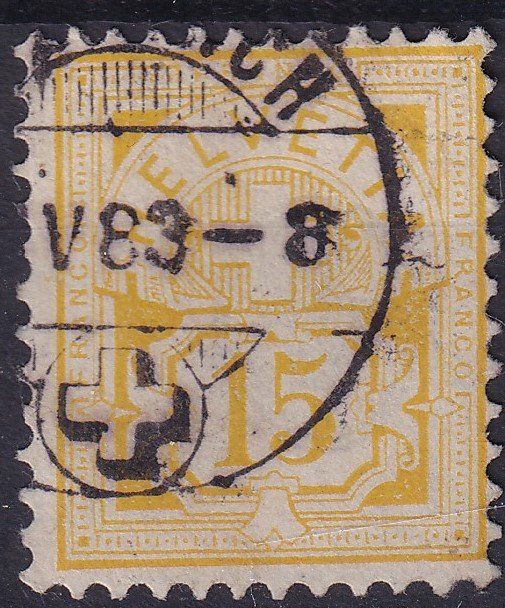 SUPER: Ziffermuster "15" weisses Papier,Nr.57, SBK 480.-!! (Gebraucht) in Samnaun-Compatsch für ...