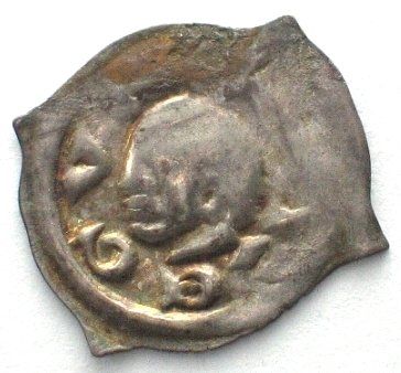 ZÜRICH FRAUMÜNSTERABTEI. Vierzipfliger Pfennig, 13. Jh. (Gebraucht) in ...