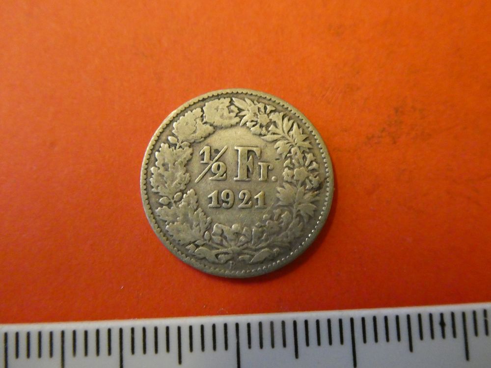 Schweiz 1921, 1/2 Franken - Silber | Kaufen auf Ricardo