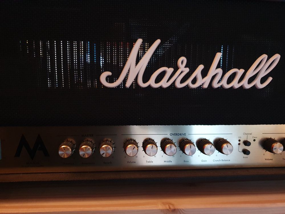 Marshall MA50H 50 Watt 2-Channel Tube Guitar Amp Head W (Gebraucht) in ...