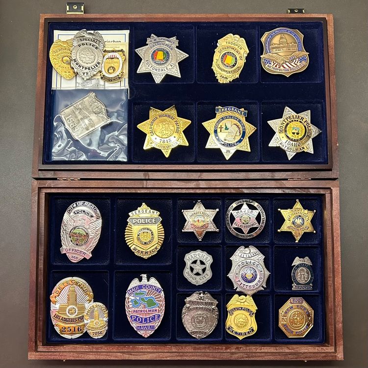 Polizei Badge | Metallabzeichen | Dienstmarken Göde (Gebraucht) in ...